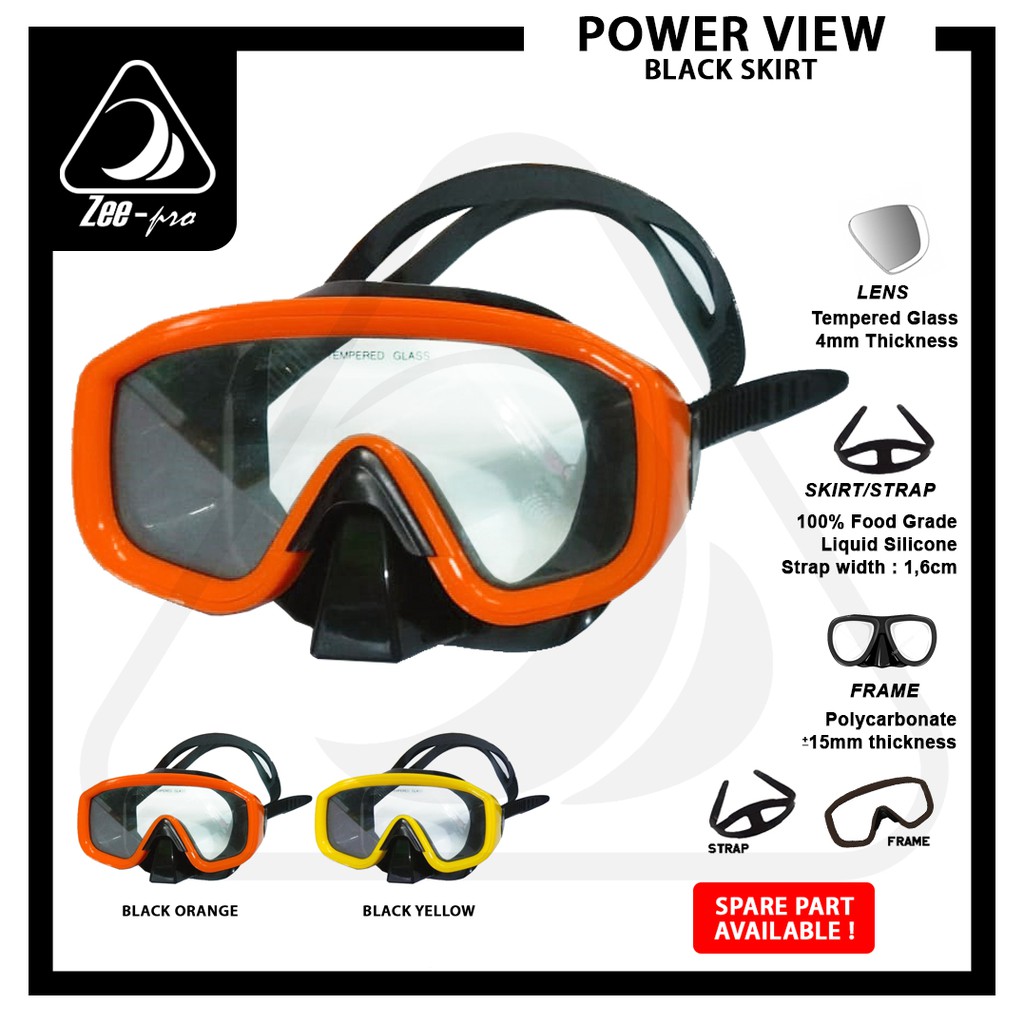 Jual Alat Selam Scuba Diving Masker Kacamata Snorkling Snorkeling Dive ...