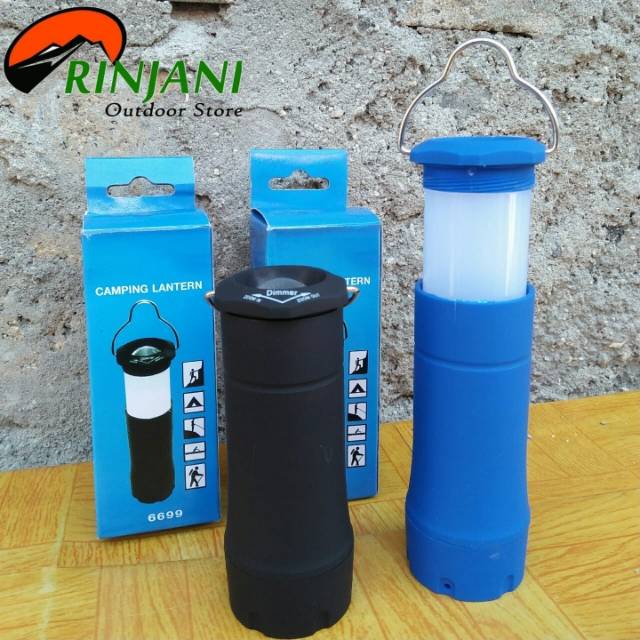 Jual Lampu tenda tarik 2 in 1 - senter mini portable - lampu gunung ...