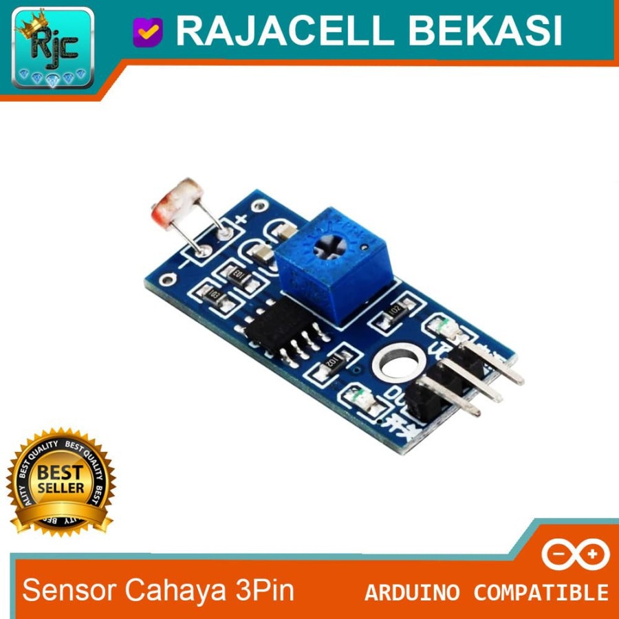 Jual Photosensitive Sensor LDR Module sensor cahaya for Arduino ...