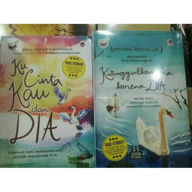 Jual Paket Buku Ku Cinta Kau dan Dia & Kutinggalkan dia karena DIA | Shopee Indonesia