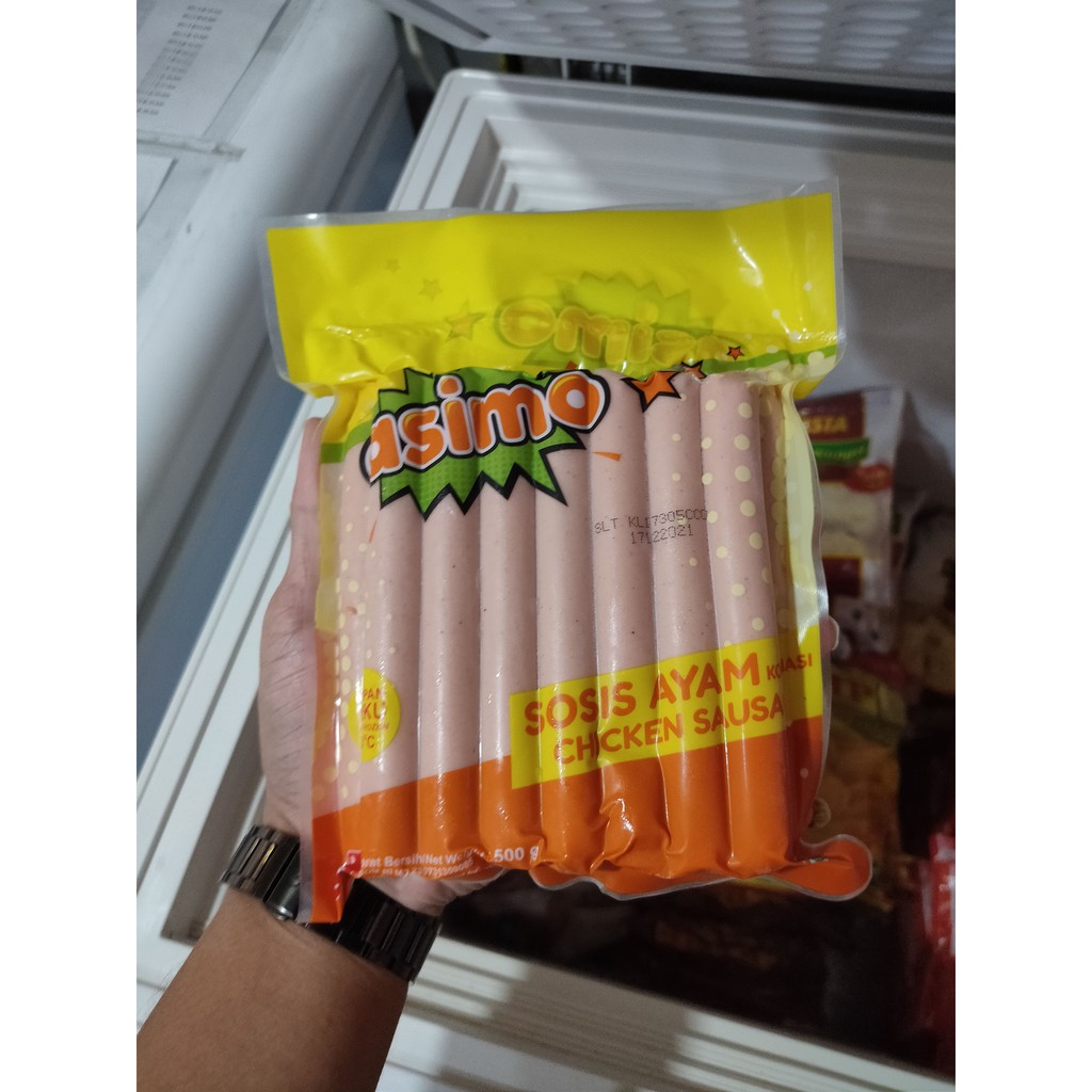 Jual ASIMO SOSIS AYAM 500 GRAM ISI 15 PCS | Shopee Indonesia