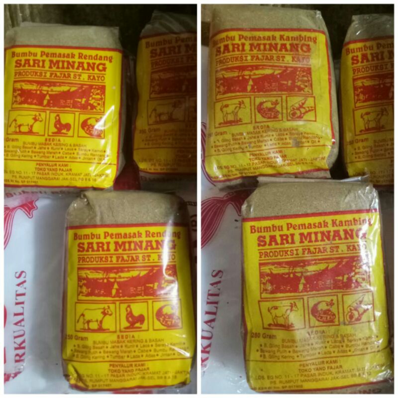 Jual Bumbu pemasak SARI MINANG RENDANG & KAMBING | Shopee Indonesia