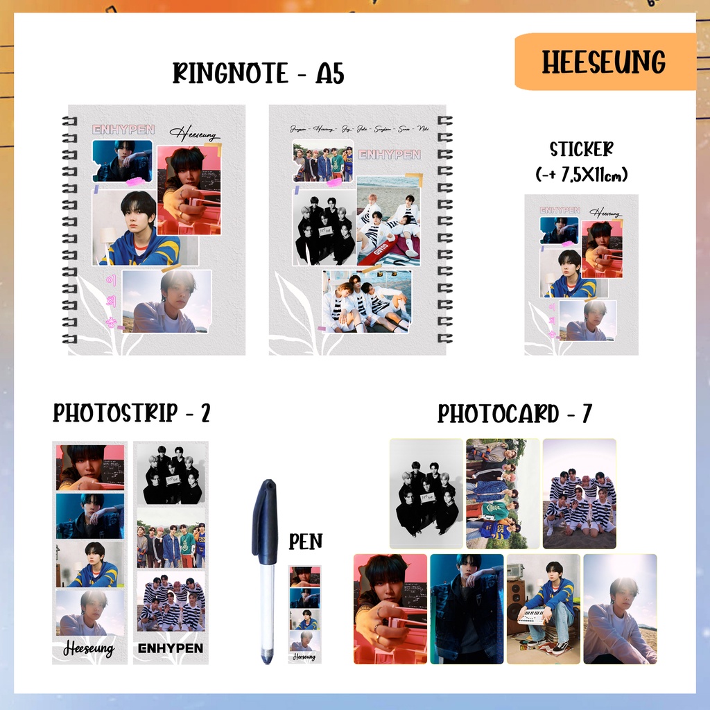 Jual NEW - CUSTOM BUKU/NOTEBOOK - ENHYPEN - JUNGWOON-JAY-JAKE-NIKI ...