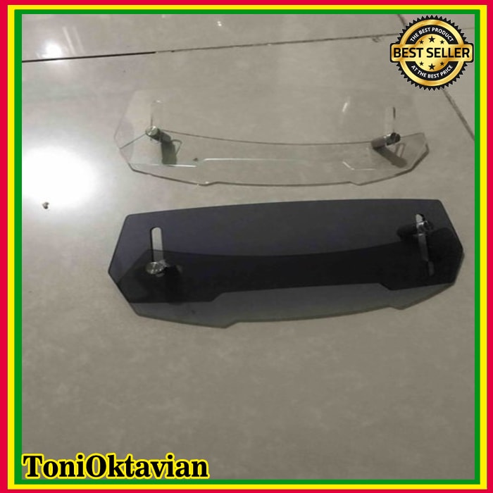 Jual Sambungan windshield extension tambahan visor yamaha nmax xmax ...