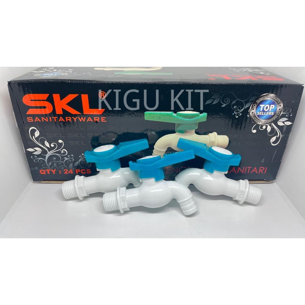 Jual KRAN AIR PVC TAMAN SKL / KRAN AIR TEMBOK PLASTIK 1/2 INCH | Shopee Indonesia