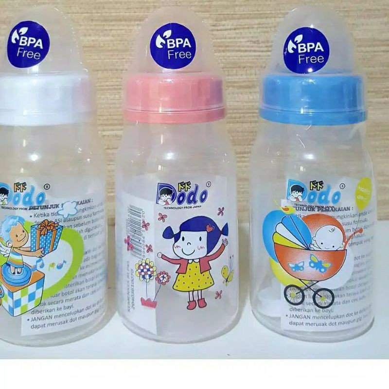 Jual Botol susu dodo pp sedang (4oz) / besar (9oz) | Shopee Indonesia