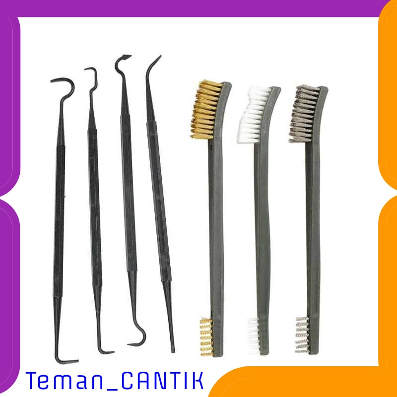 Jual TC-ID135 CS FORCE SIKAT BESI STEEL WIRE BRUSH 3 PCS WITH PICK SET ...