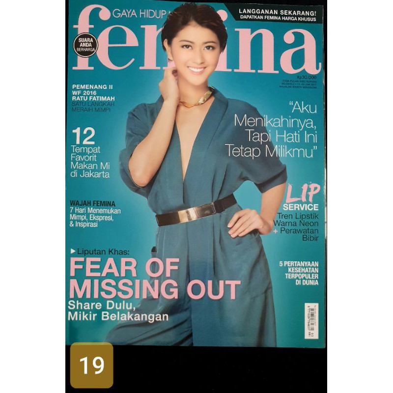 Jual MAJALAH FEMINA - Rp.35.000 untuk 3 majalah yang dipilih dari nomer yang tercantum | Shopee ...
