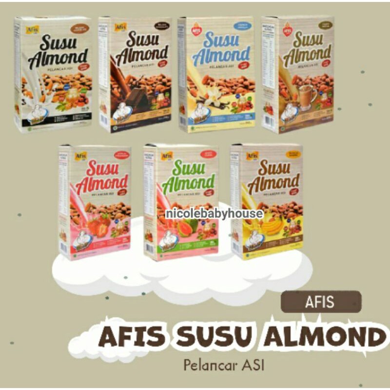 Jual Afis Susu Almond / Booster ASI / Penambah ASI | Shopee Indonesia