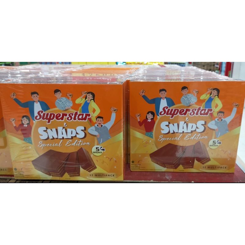 Jual snaps wafer superstar spesial edition Exp Okt 2023 | Shopee Indonesia