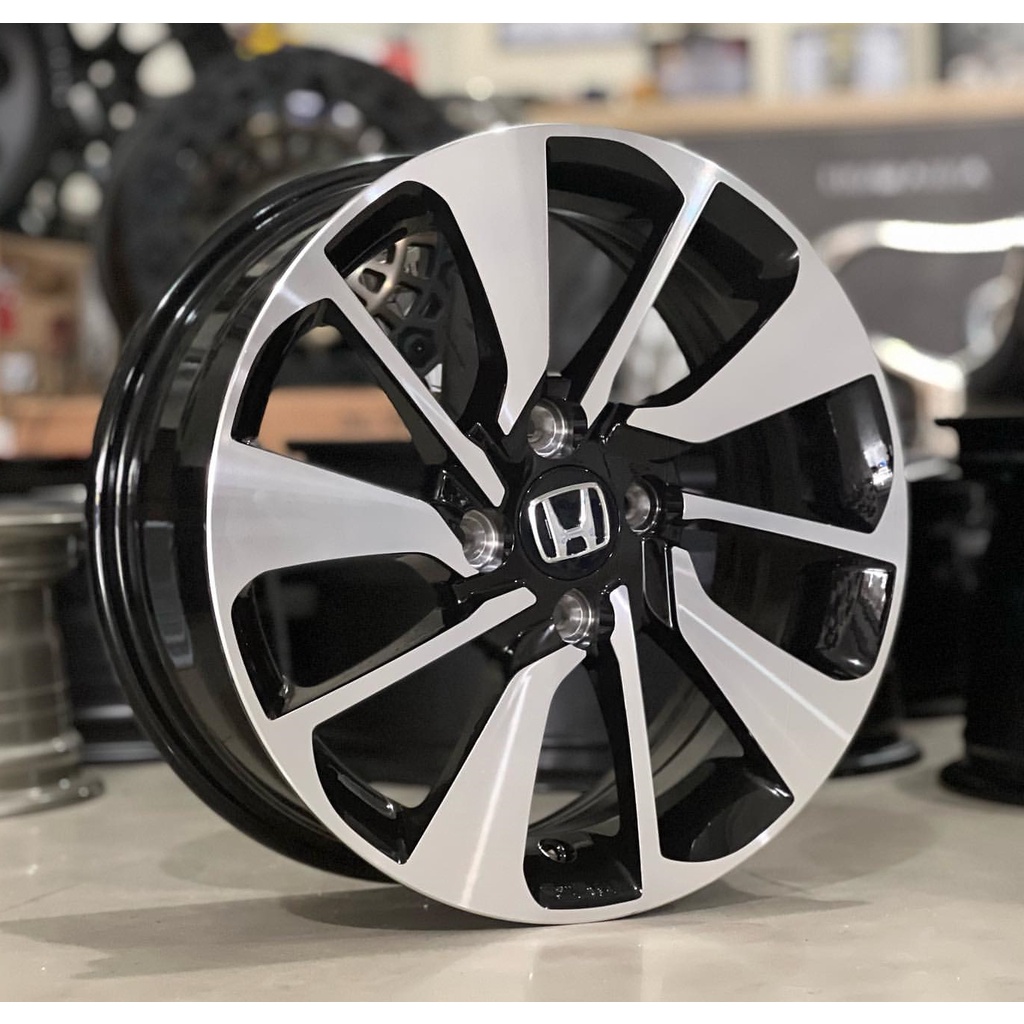 Jual velg mobil honda brio RS ring 15 pcd 4x100 black polis velg murah ...