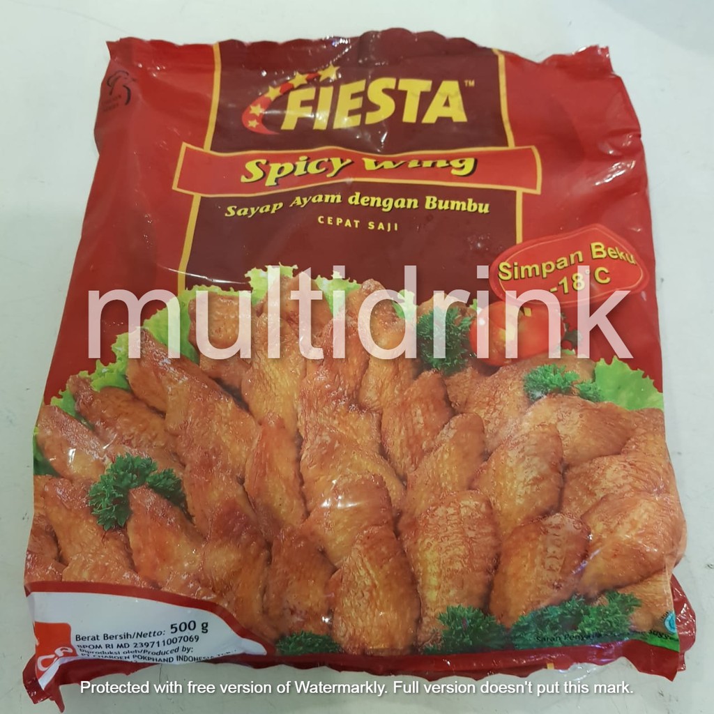 Jual FIESTA SPICY WING / AYAM GORENG TEPUNG / DAGING AYAM OLAHAN / AYAM ...