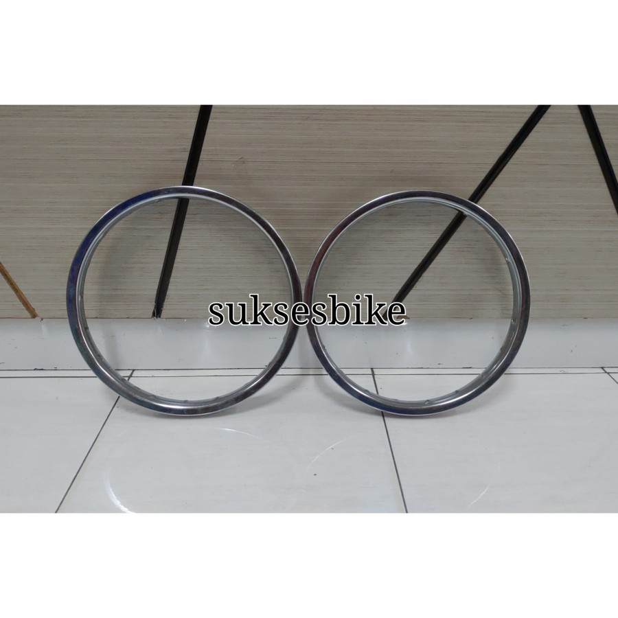 Jual Velg Sepeda 16 Inch Besi 20H 1 Set ( 2pcs ) | Shopee Indonesia