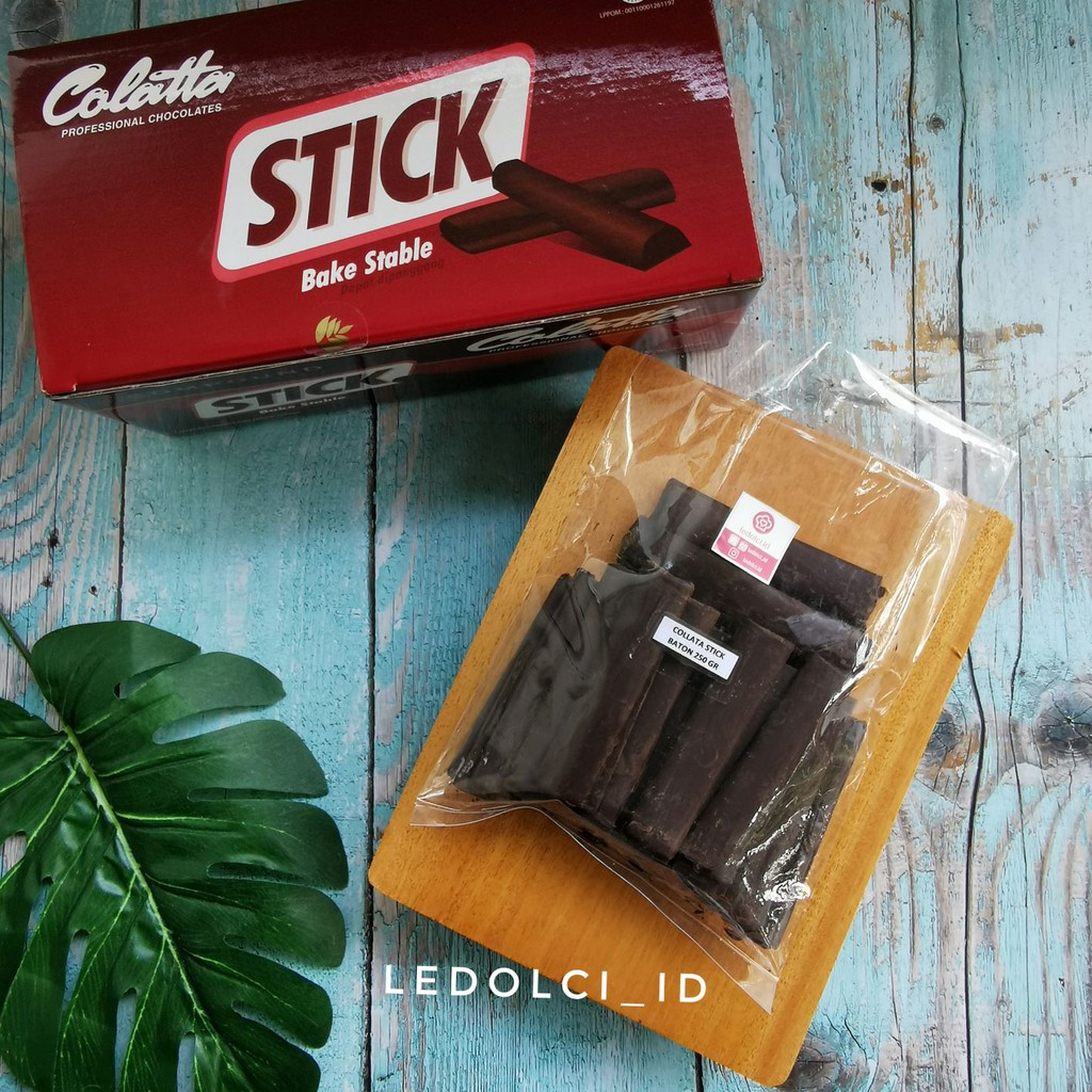 Jual COLATTA BAKE STABLE CHOCOLATE STICK COKLAT STIK 250 GRAM | Shopee ...