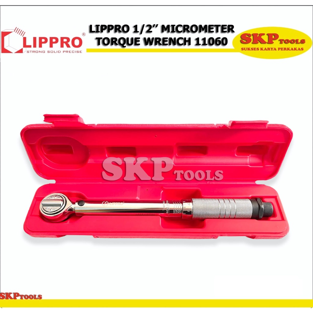 Jual LIPPRO KUNCI MOMEN TORSI 1/2 INCH ADJUSTABLE TORQUE WRENCH (11060 ...