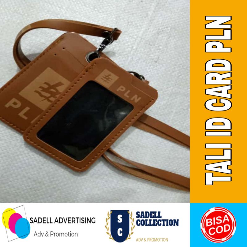 Jual Tali Id Card PLN Id Card PLN Coklat | Shopee Indonesia