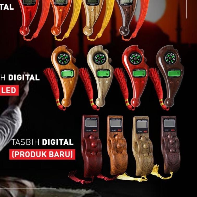 Jual (KK) MUSLIM TASBIH DIGITAL KAYU MANIK ALAT HITUNG LED DIGITAL ...