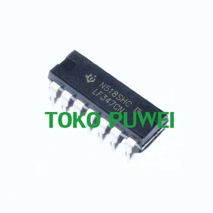 Jual Lf347N Lf347 N Wide Bandwidth Quad Jfet Input Operational Amplifiers B Tkpw1111 Juara ...