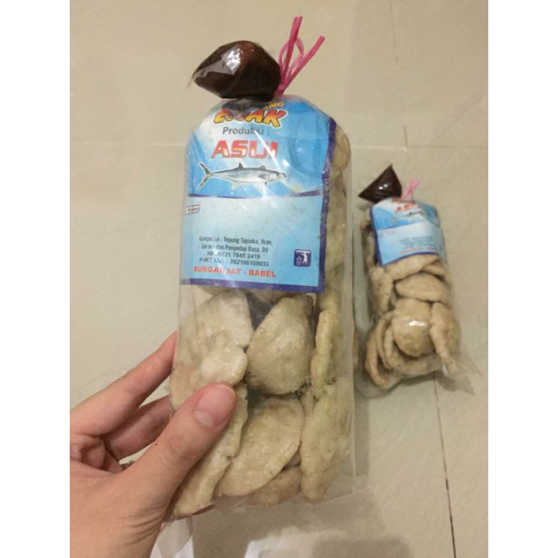 Jual Kemplang Kempelang Kerupuk Enak Asui Digoreng Pasir Sambal/Sambel ...