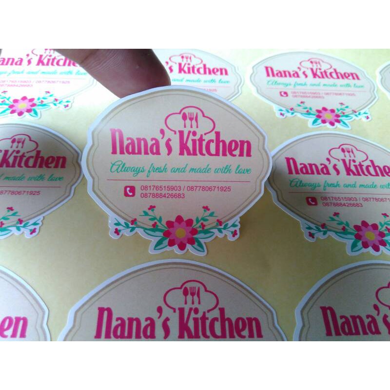 Jual Stiker Vinyl Cutting Custom ukuran 4x4 cm | Shopee Indonesia