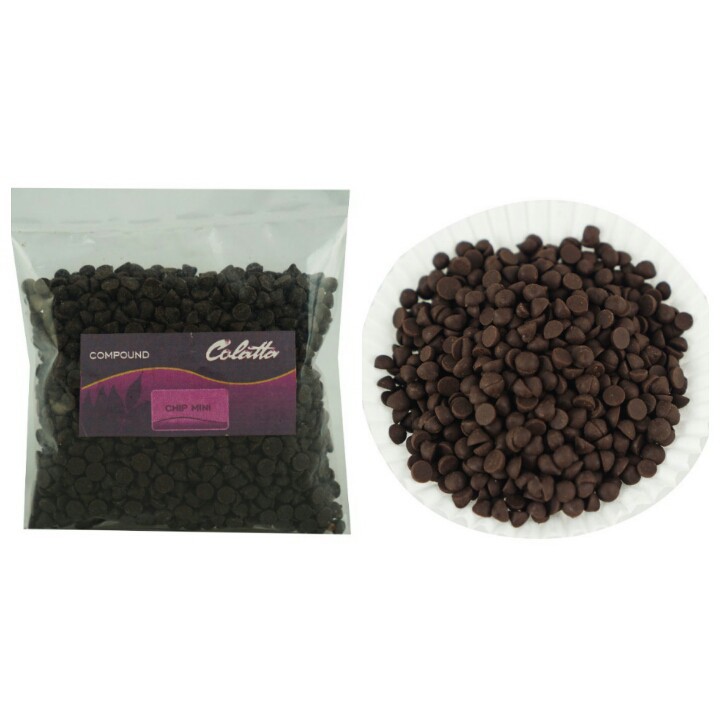 Jual CHOCO CHIP COLATTA / ELMER 250GR chocochip coklat chocolate ...