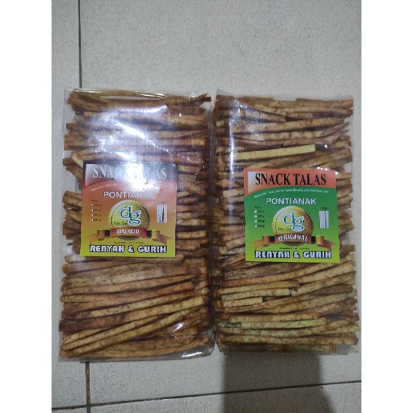 Jual snack talas/stick talas ori sama balado 350 gr | Shopee Indonesia