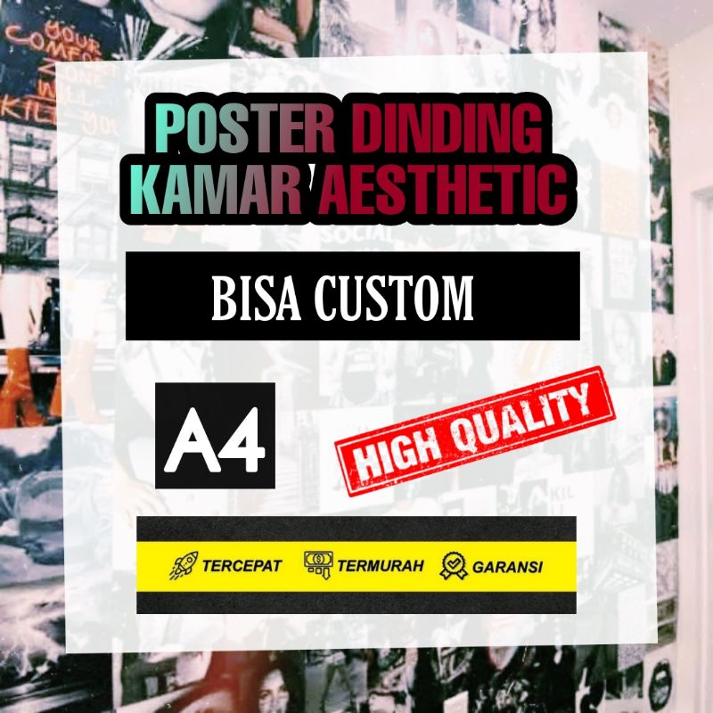 Jual POSTER KAMAR AESTHETIC ALL PICTURES (BISA CUSTOMS) | Shopee Indonesia
