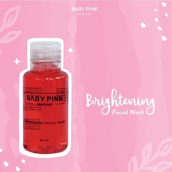 Jual Baby--Pink Skincare BRIGHTENING FACIAL WASH Cairan Cuci--Muka ...