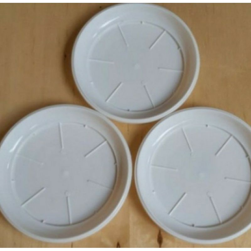 Jual Alas Pot Tanaman Warna Putih 20 Cm | Shopee Indonesia