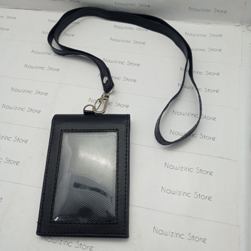 Jual TEMPAT ID CARD MAGNET 2 KARTU DENGAN TALI GANTUNGAN | Shopee Indonesia
