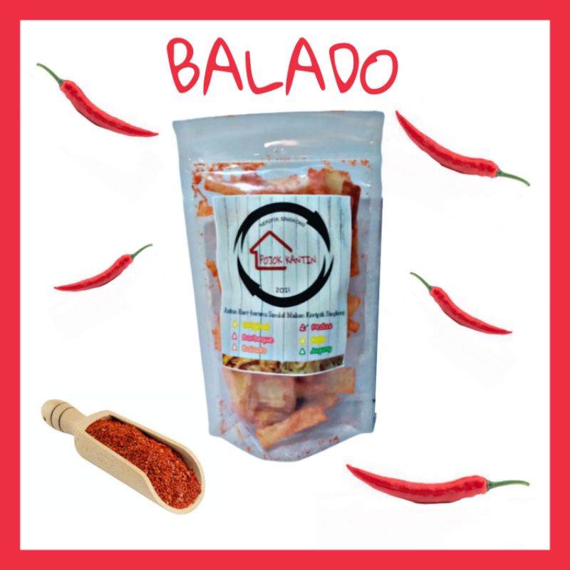 Jual KERIPIK SINGKONG RASA BALADO 80gr | Shopee Indonesia
