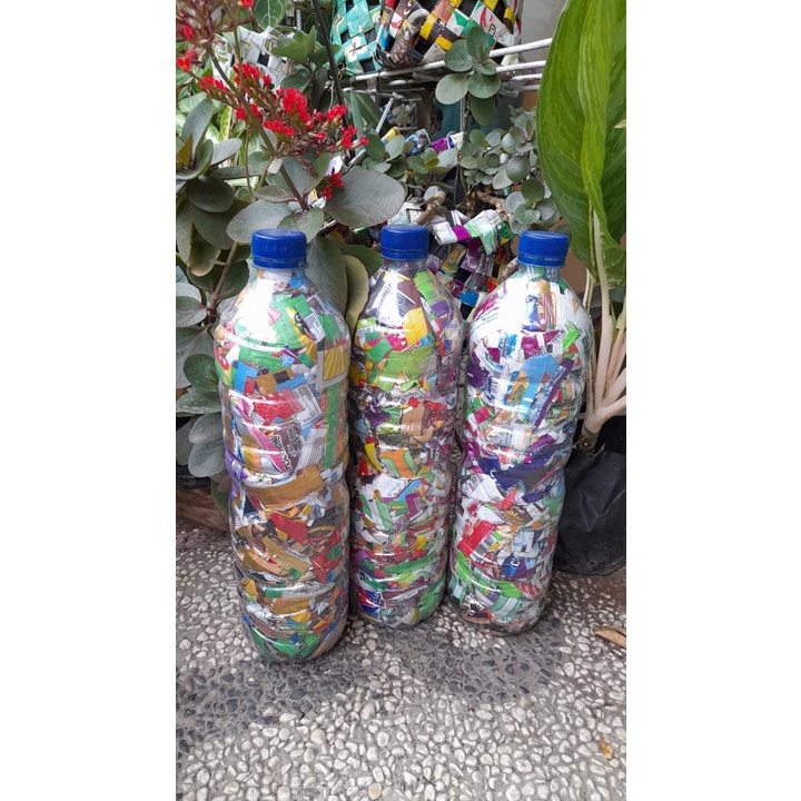 Jual Eco Brick (Ecobrick/ekobrik) Botol 1500 ml Padat dan Bersih ...