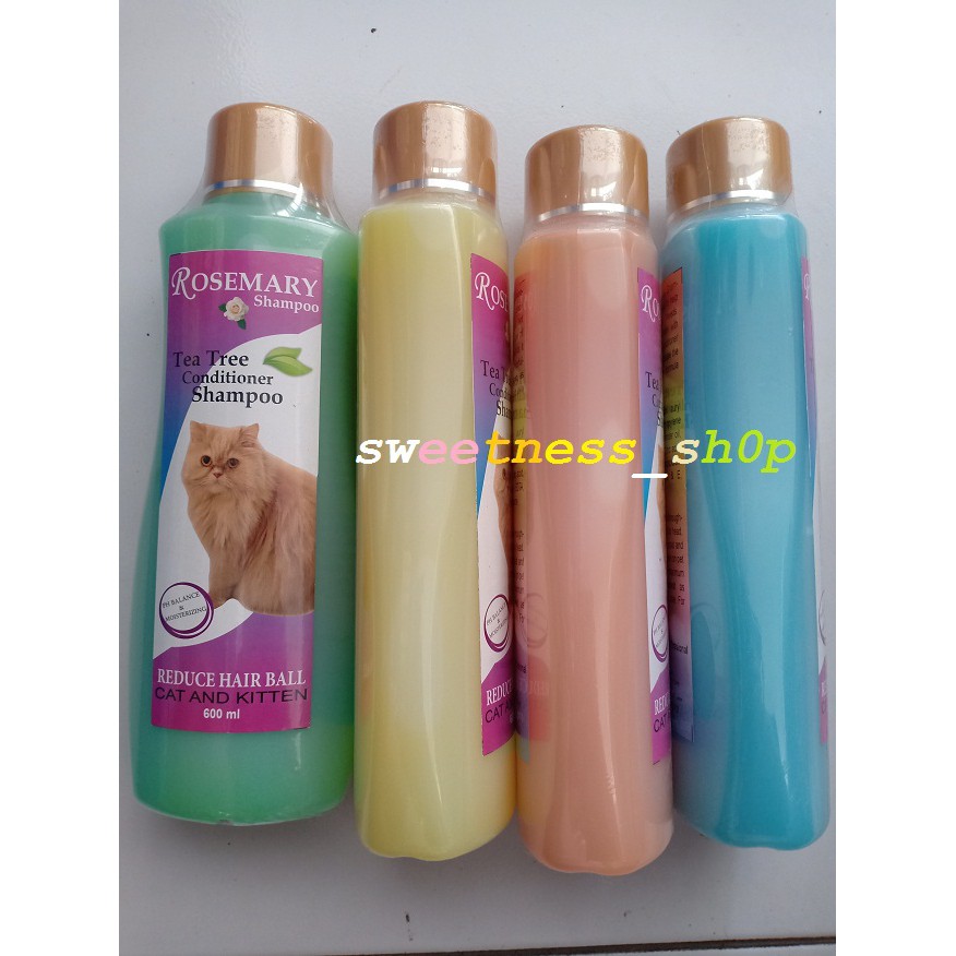 Jual Rosemary Cat Shampoo Kucing 600 ml Original -sampo kucing | Shopee ...