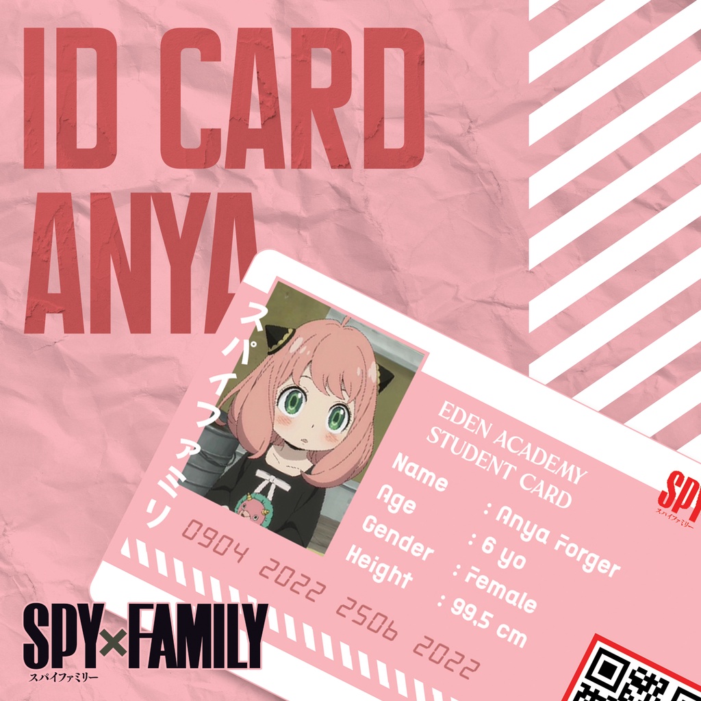 Jual ID Card Anime Anya Seri 1 Spy X Family | Shopee Indonesia