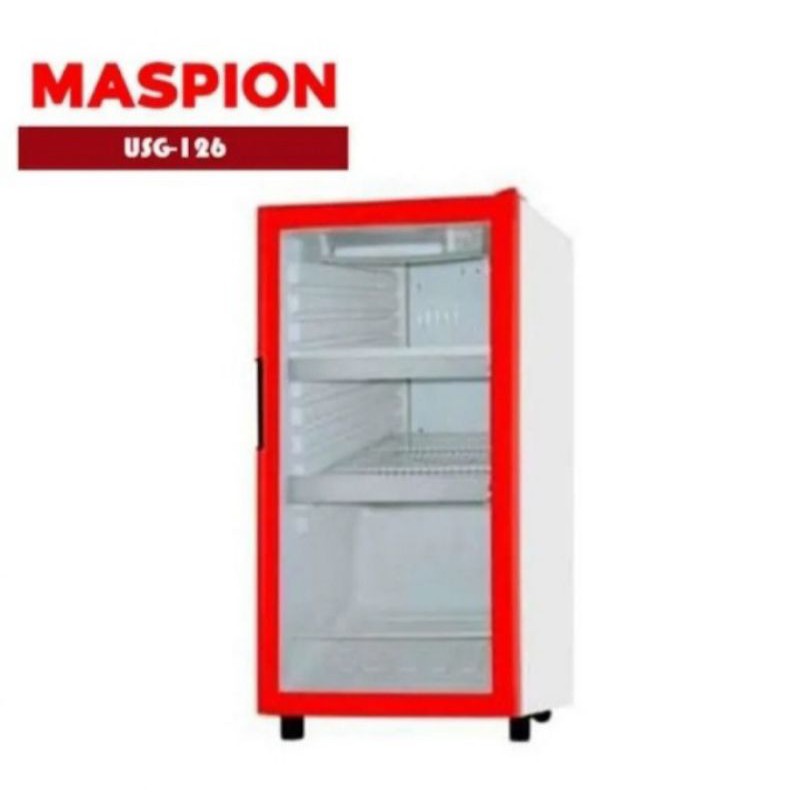 Jual Showcase Maspion USG-126RW | Kulkas display kaca USG-126 USG126 ...