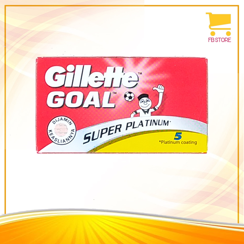 Jual Silet Cukur Gillette Goal Super Platinum ORIGINAL Per Pak | Shopee ...