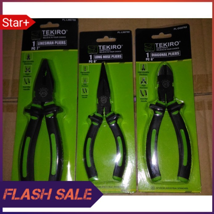 Jual TEKIRO TANG KOMBINASI TANG POTONG TANG LANCIP PER 1 SET ORIGINAL | Shopee Indonesia