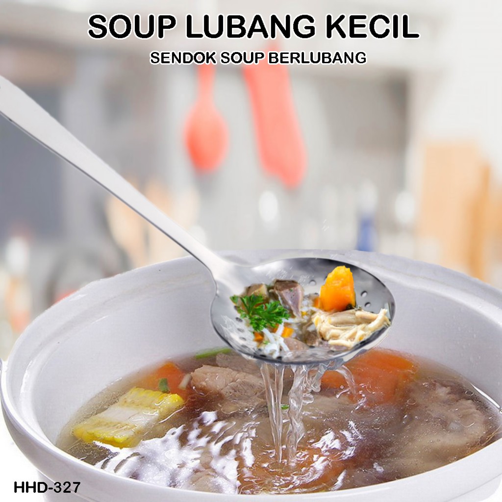 Jual HHD-327 SOUP LUBANG KECIL sendok saring masak mie centong lubang ...