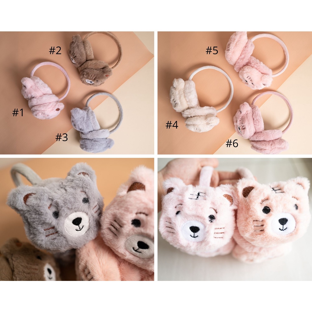 Jual Earmuff Penutup Telinga Bayi Anak hingga Dewasa Karakter Cat Bear ...