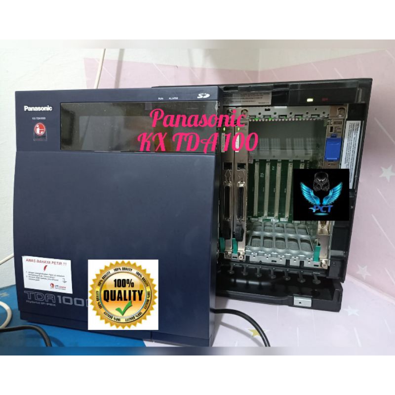 Jual PABX PANASONIC KX-TDA100 Kapasitas 16 Line 48 Ext 8 digital 40 ...