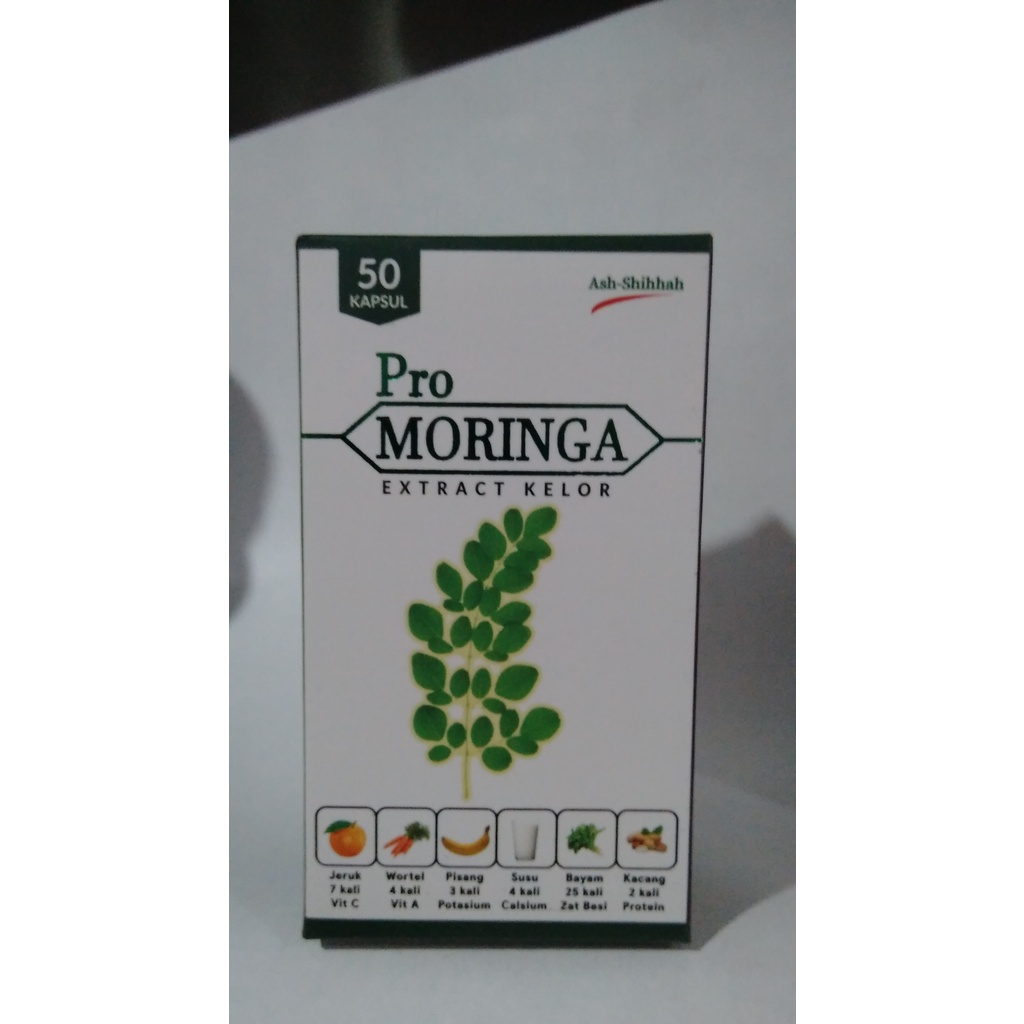 Jual Pro Moringa As Shihah- Kapsul Ekstrak Daun Kelor | Shopee Indonesia