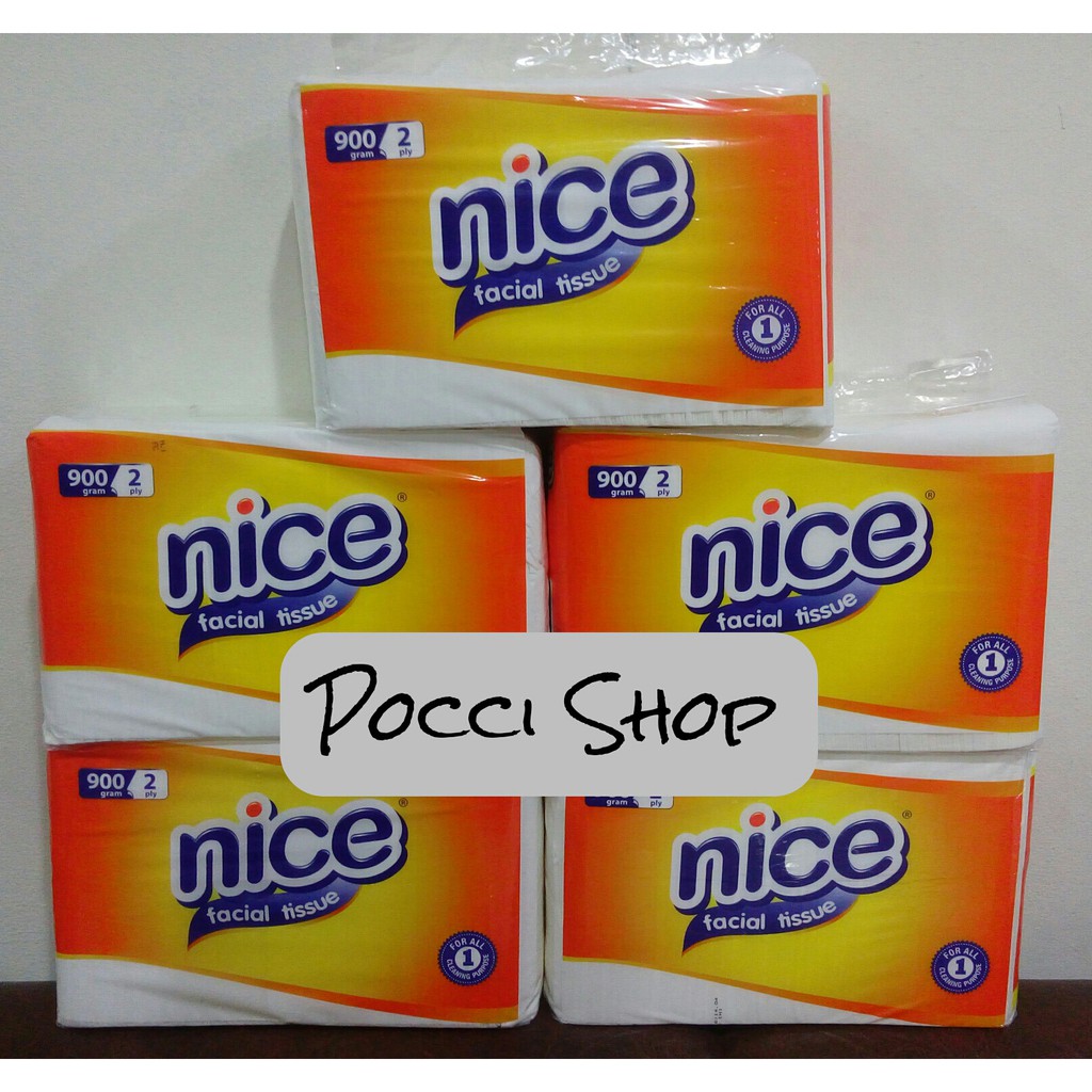Jual PROMO! NICE Facial Tissue 900 gram (tissue / tisu wajah 900gr ...
