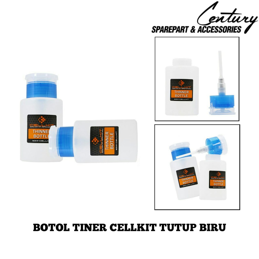Jual BOTOL TINER CELLKIT TUTUP BIRU | Shopee Indonesia