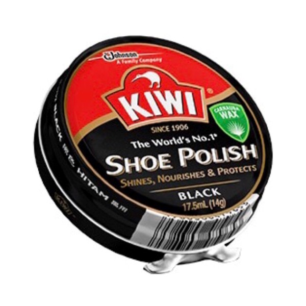 Jual KIWI PASTE BLACK KALENG BESAR 45ml SEMIR SEPATU HITAM MENGKILAP | Shopee Indonesia