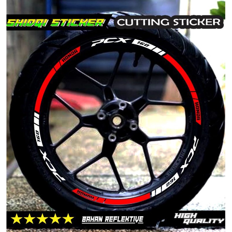Jual Stiker pcx 160 Sticker velk Sticker velg motor honda pcx 160 ...