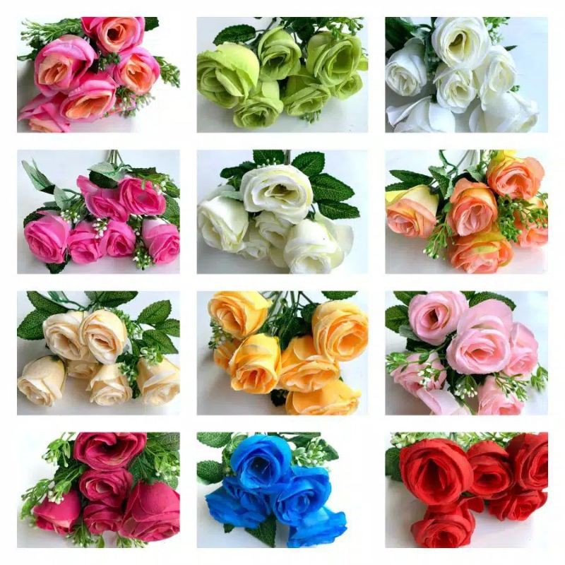 Jual Bunga Kuncup Tropis Mawar Dekorasi | Shopee Indonesia