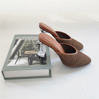 Jual SELOOVE VELVET Heels Kaca / sepatu heels wanita import / heels 7cm ...