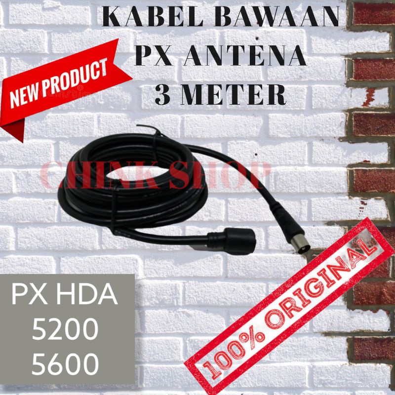 Jual Kabel Bawaan PX Antena 3 Meter PX Antenna 5200 5600 | Shopee Indonesia