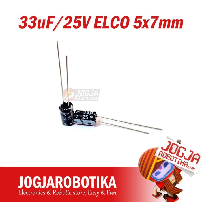Jual 33uF/25V ELCO 5x7mm | Shopee Indonesia