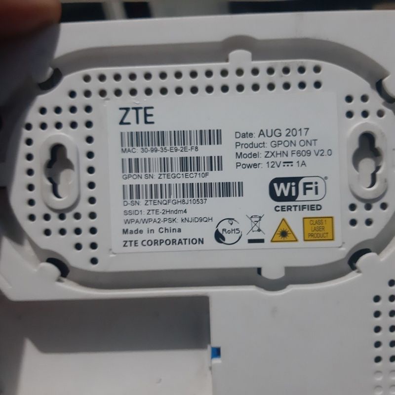 Jual GPON ONT ZTE F609 V2 | Shopee Indonesia